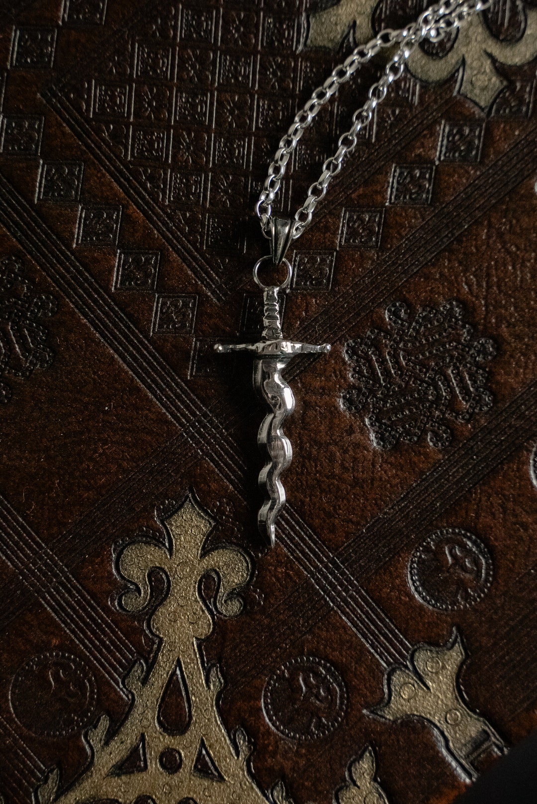 Sword of Damocles - Dark Fantasy Inspired Sword Pendant - Etsy