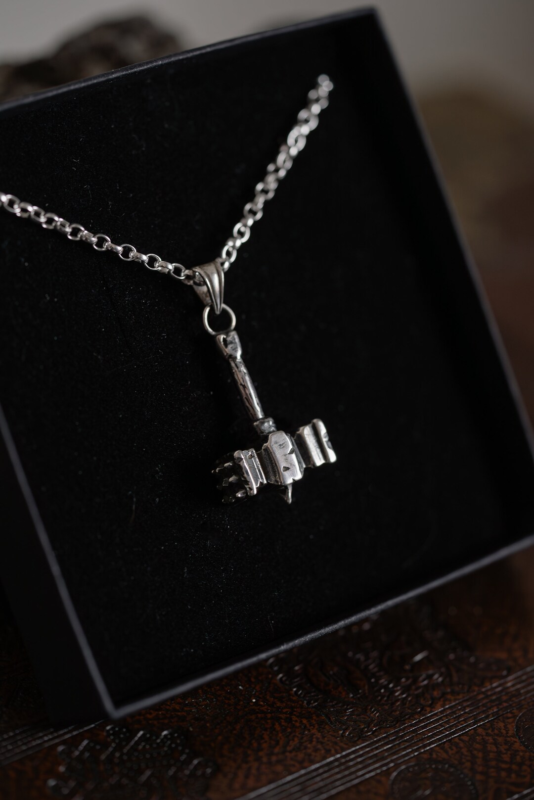 Dwarven Battle-hammer Pendant - Etsy