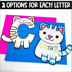 Alphabet Crafts for Kids One Page Crafts Practice Letter Sounds Letter ...