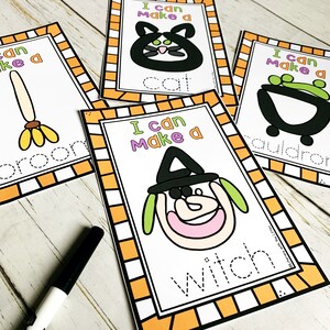Halloween Playdough Mats October Fine-motor Skills Activity Classroom ...