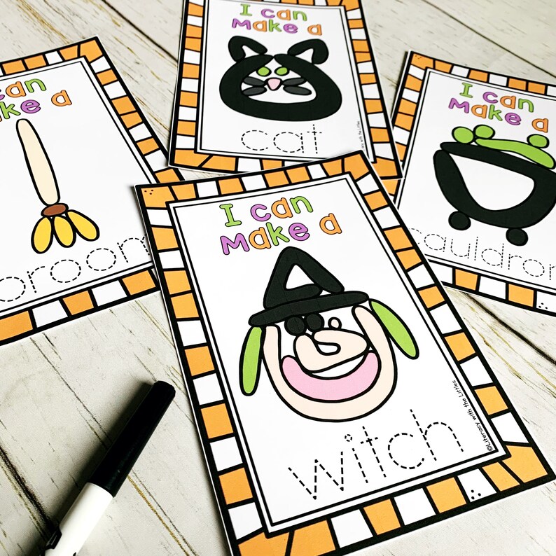 Halloween Playdough Mats | October Fine-motor Skills Activity ...