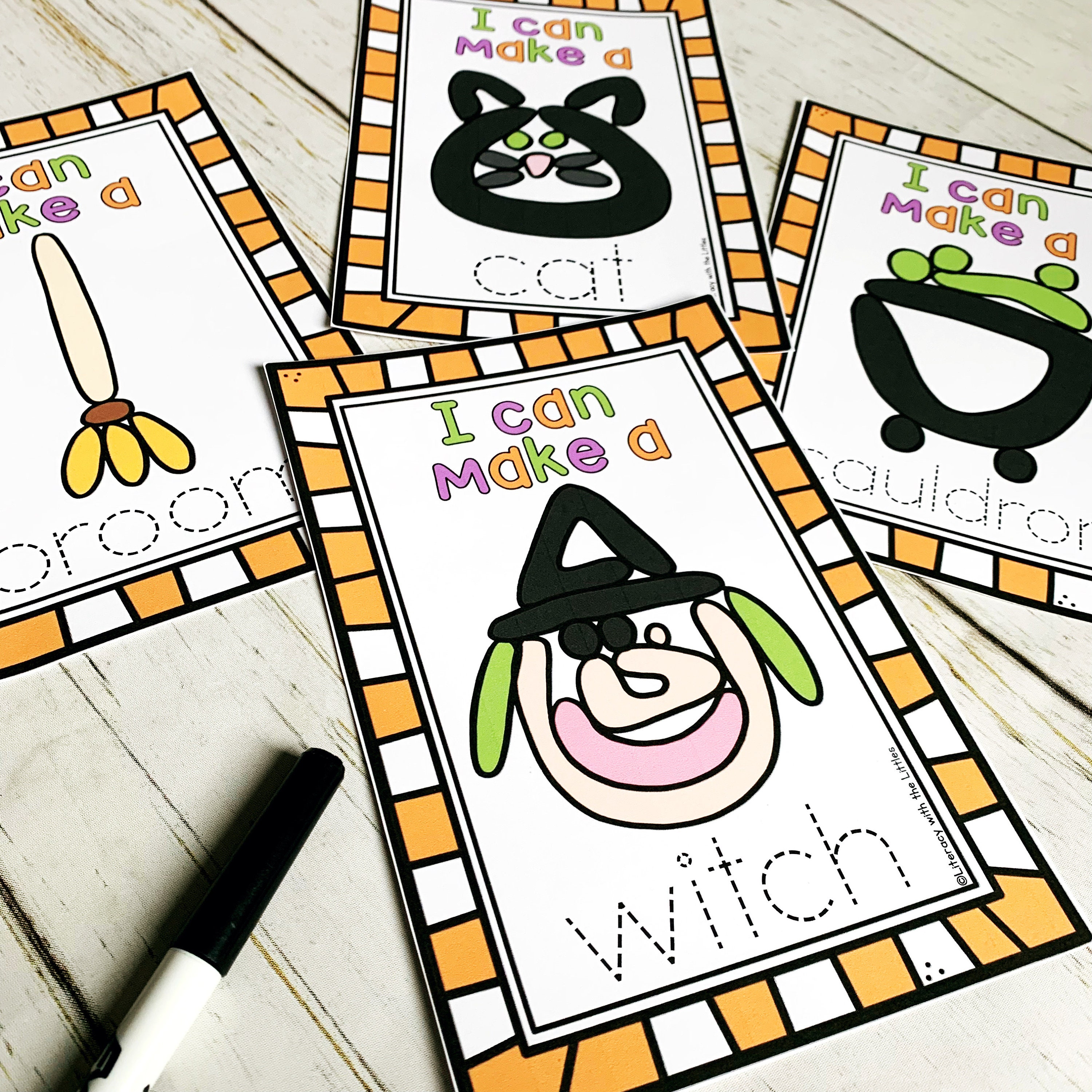 Halloween Playdough Mats | October Fine-motor Skills Activity ...