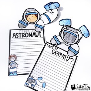 Outer Space Themed Writing Activities for Kids Astronaut Crafts ...