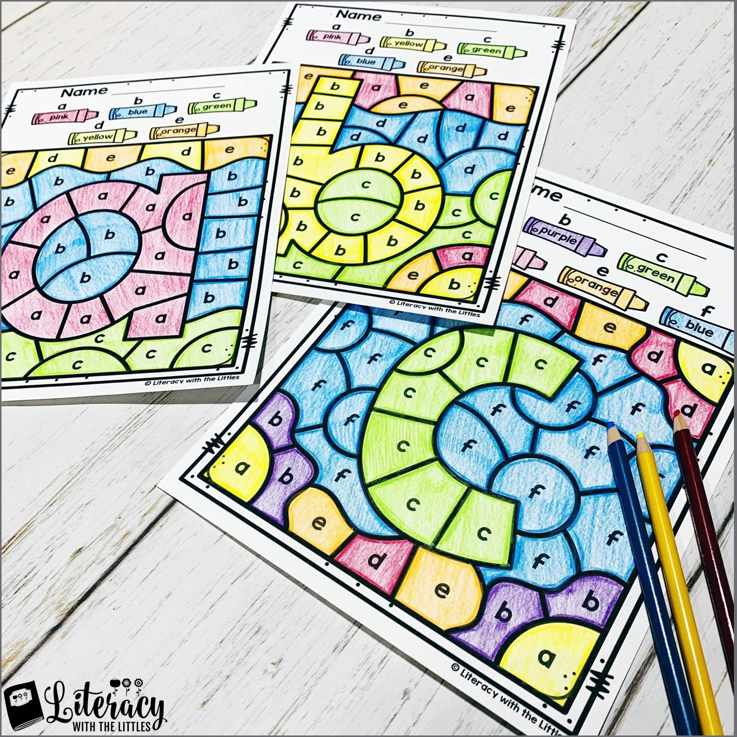 Alphabet Color by Code Printables | Lowercase Letter Recognition ...