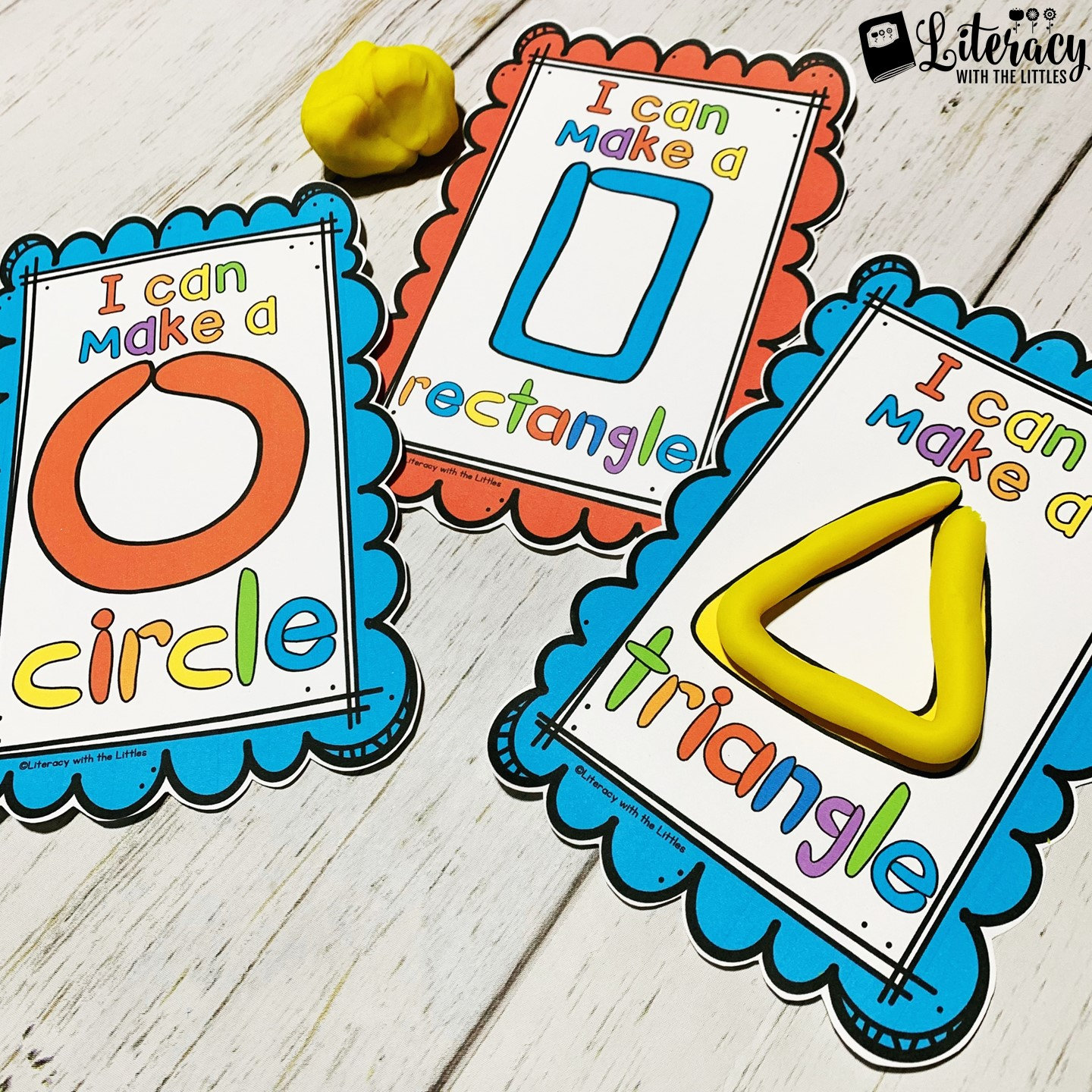2D Shapes Playdough Mats | Fine Motor Activity for Kids | Hands-on 2 ...