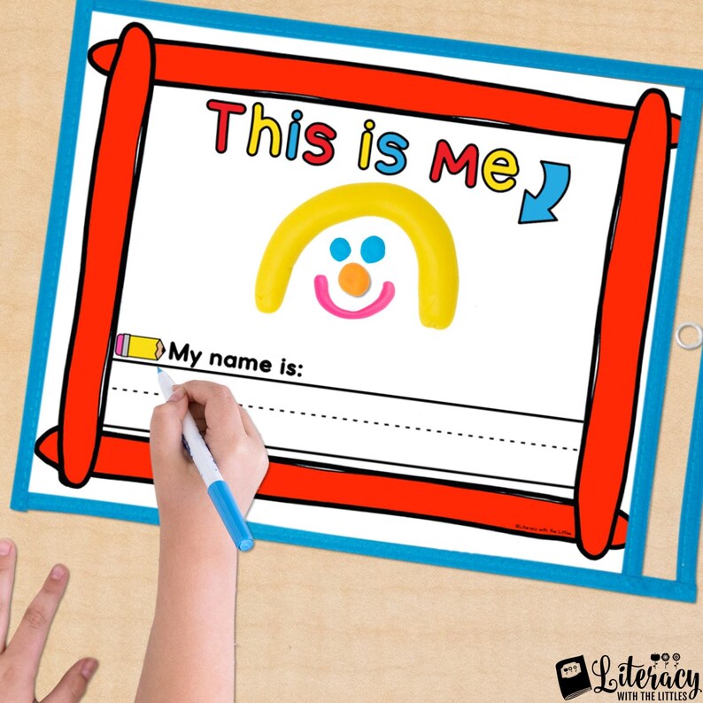 Back to School Playdough Mats Play Dough Center for Kids First Week of ...
