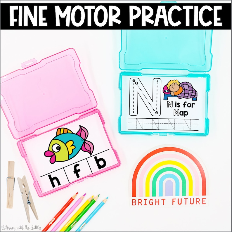 Alphabet Task Cards | Letter Recognition and Matching Activities | Busy ...