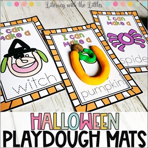 Halloween Playdough Mats | October Fine-motor Skills Activity ...