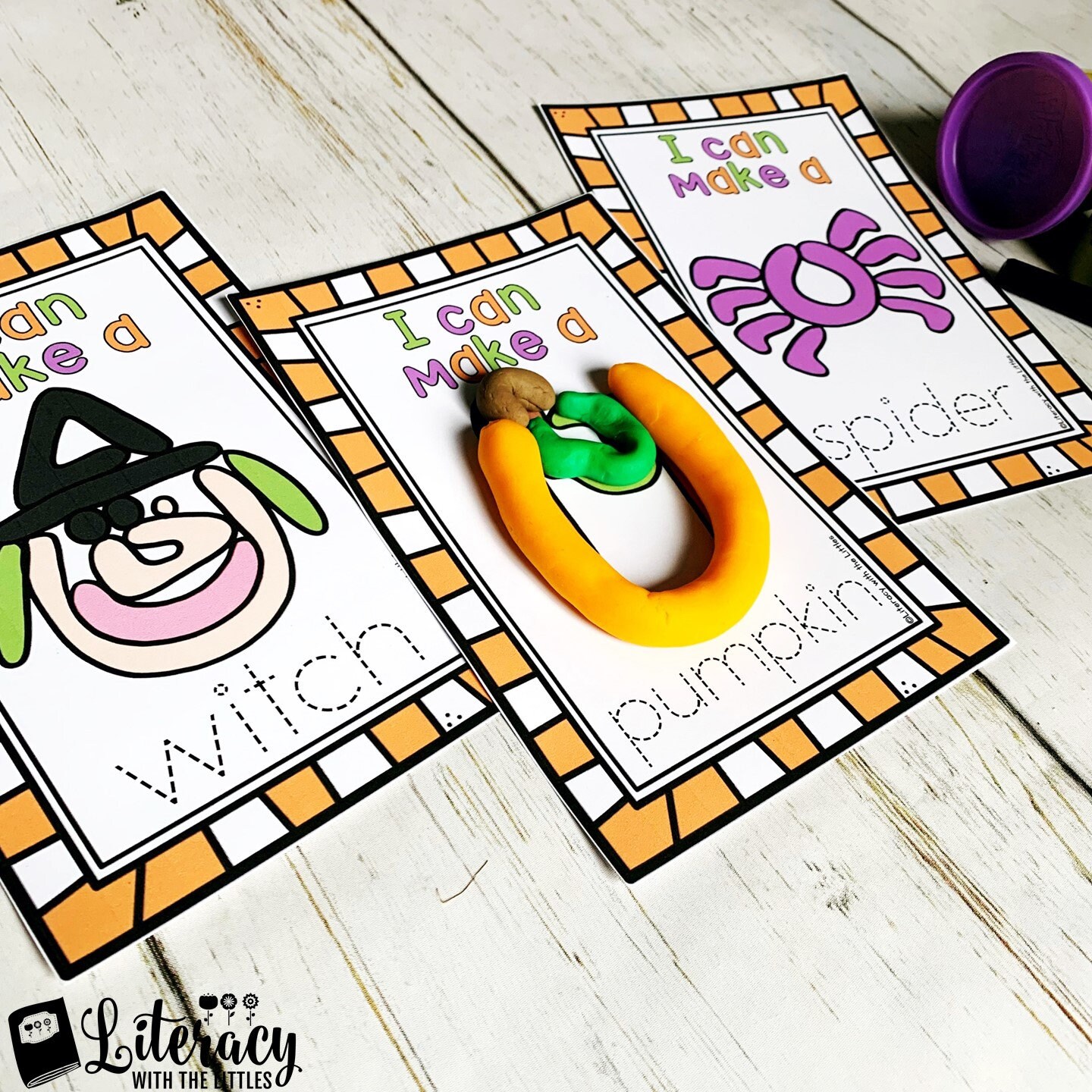 Halloween Playdough Mats | October Fine-motor Skills Activity ...