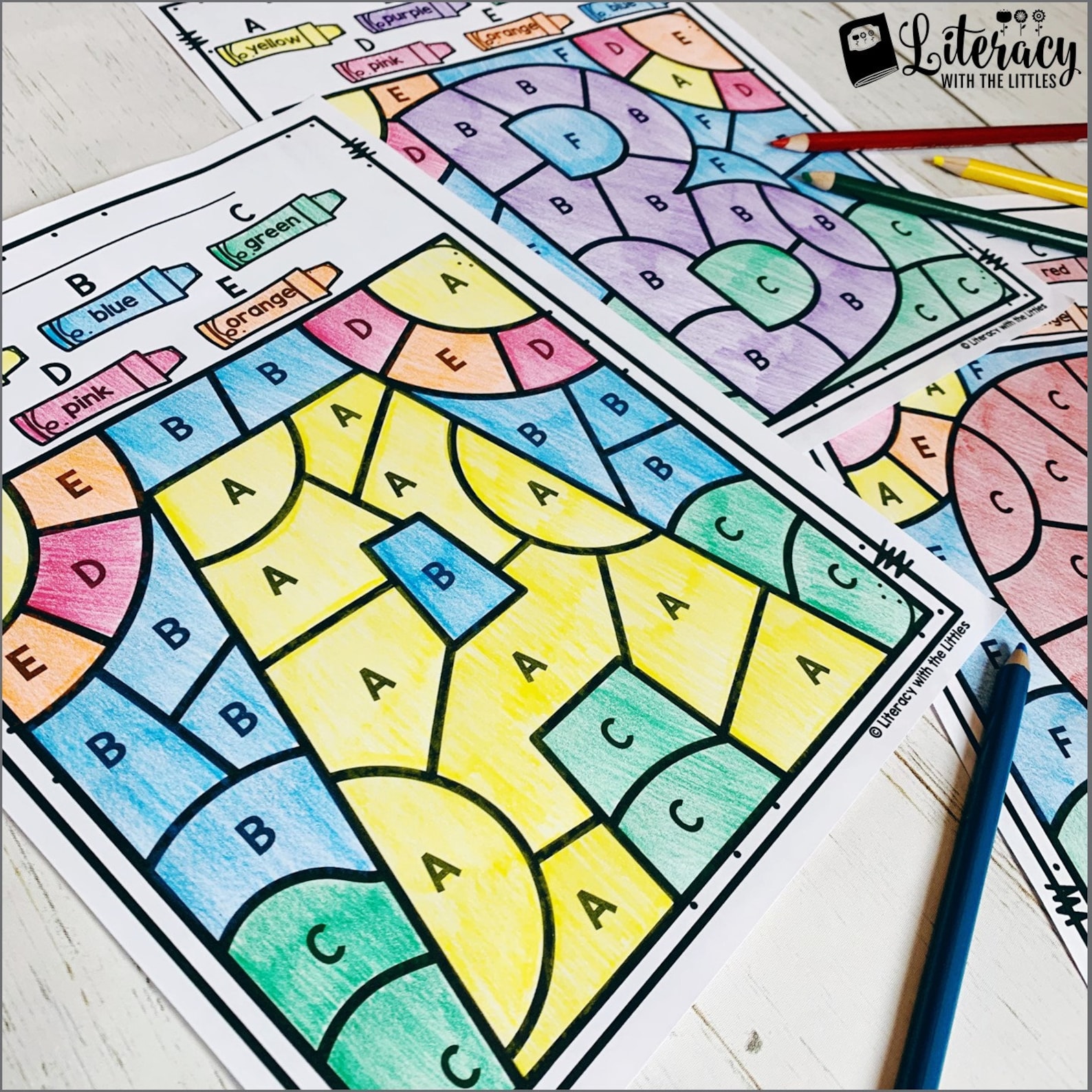 Alphabet Color by Code Printables | Uppercase Letter Recognition ...