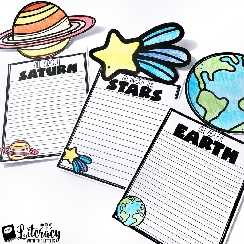 Outer Space Themed Writing Activities for Kids Astronaut Crafts ...
