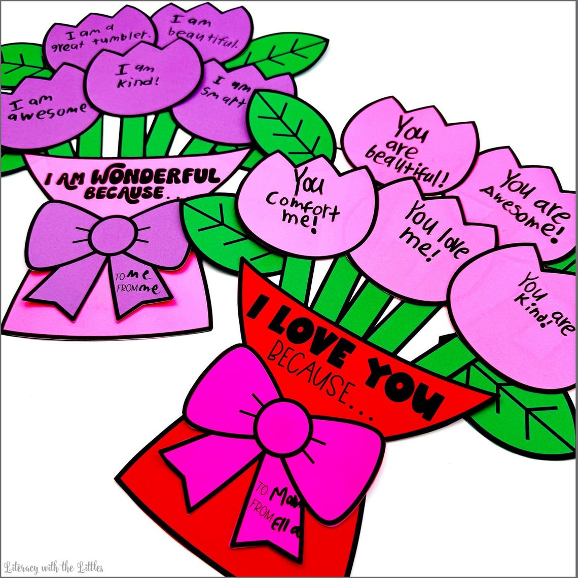 Valentine's Day Craft for Kids Flower Bouquet Gift for Parents ...
