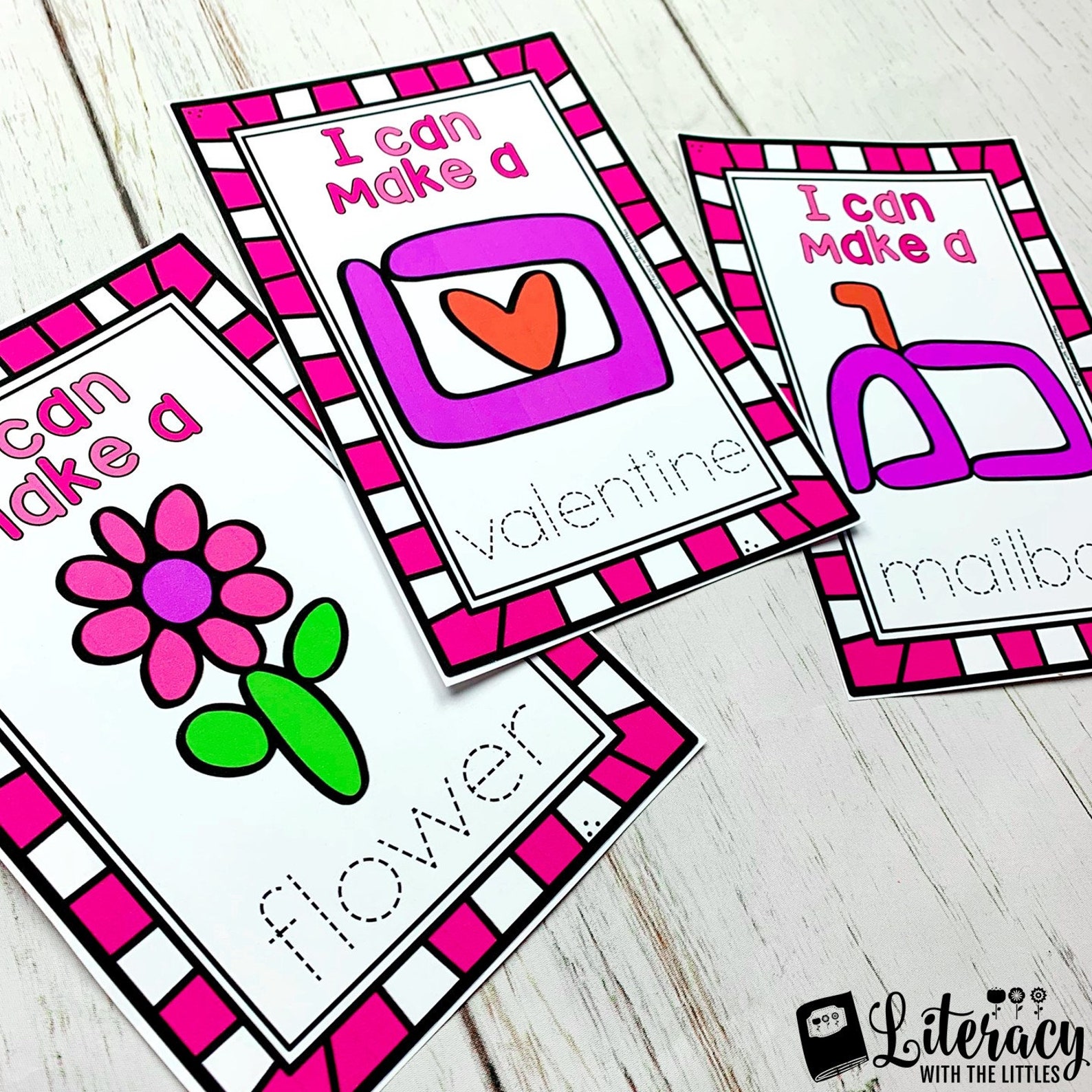 Valentine's Day Playdough Mats | February Fine Motor Skills Center ...