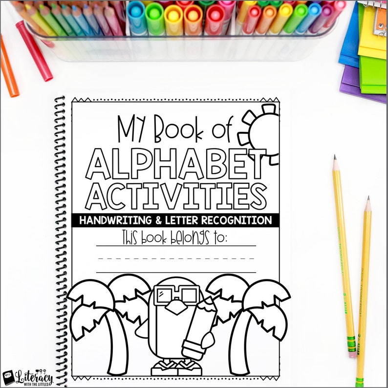 Alphabet Handwriting Book Alphabet Activities for Letter Formation ...