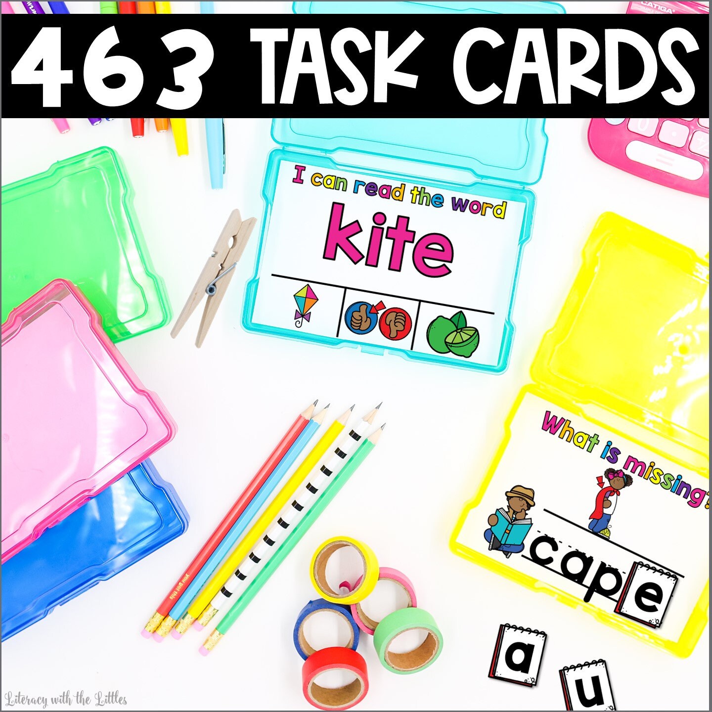 CVCE Words Task Cards Reading Long Vowel Words With a Silent - Etsy
