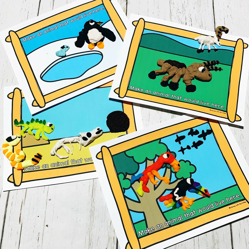 Zoo Animals Playdough Mats | Animals From A-Z | Alphabet, Numbers ...