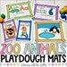 2D Shapes Playdough Mats Fine Motor Activity for Kids Hands-on 2 ...