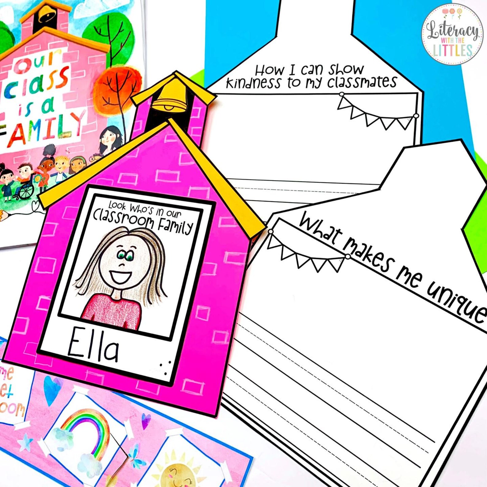 Our Class is a Family Craft Book Companion & Bulletin Board Kit Back to ...