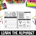 Alphabet Handwriting Book Alphabet Activities for Letter Formation ...