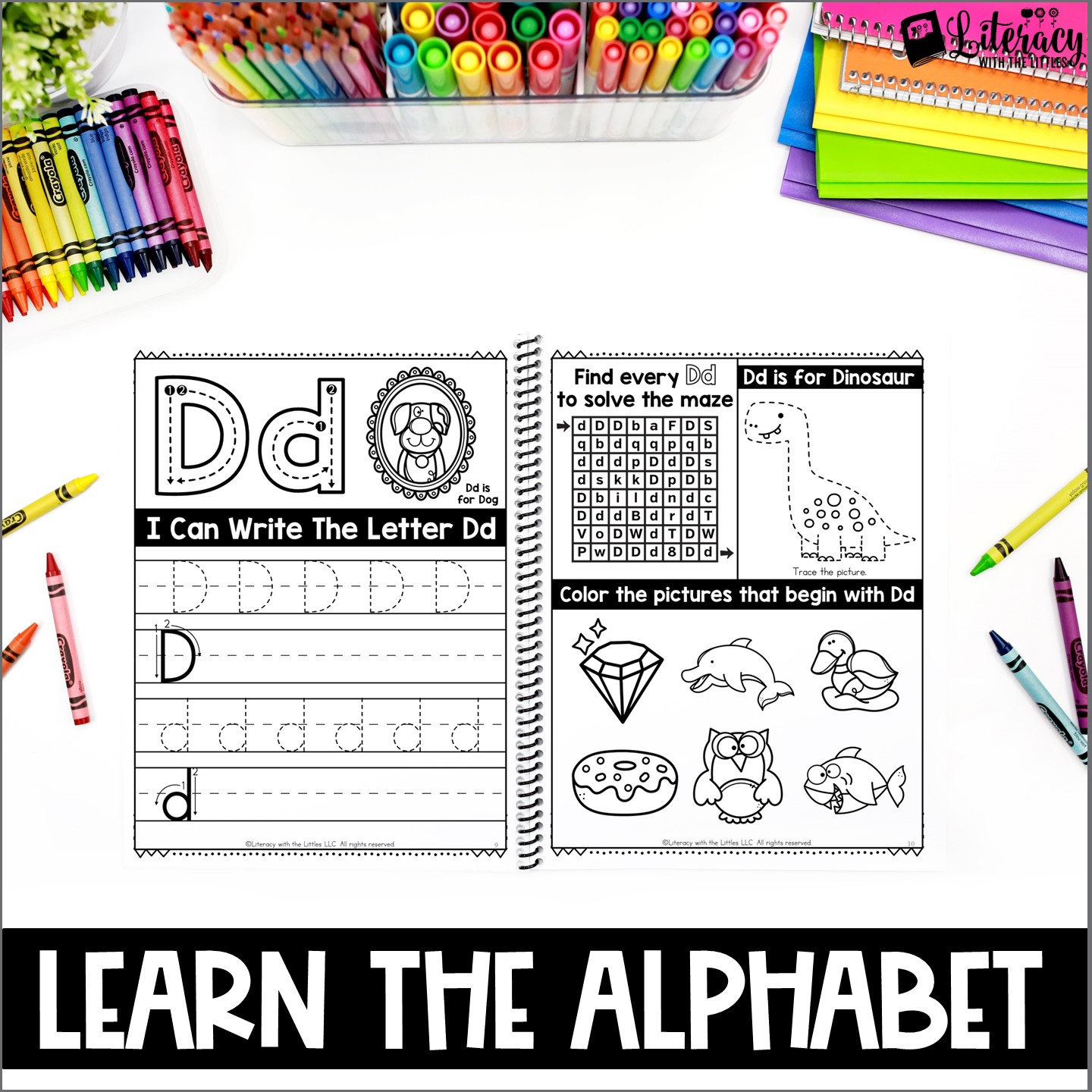 Alphabet Handwriting Book Alphabet Activities for Letter Formation ...