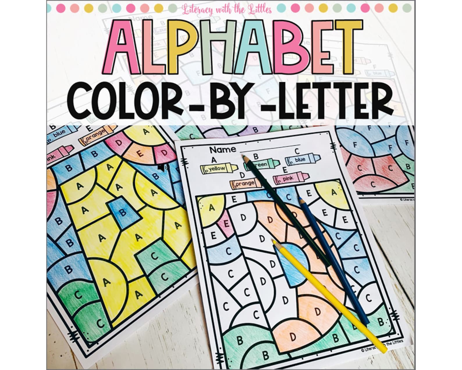 Alphabet Color by Code Printables | Uppercase Letter Recognition ...