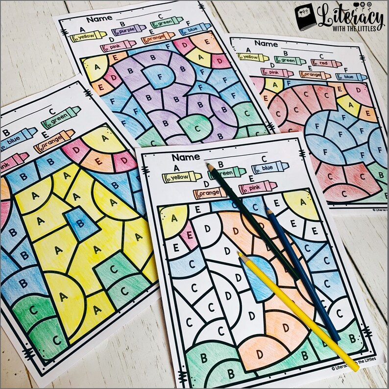 Alphabet Color by Code Printables | Uppercase Letter Recognition ...