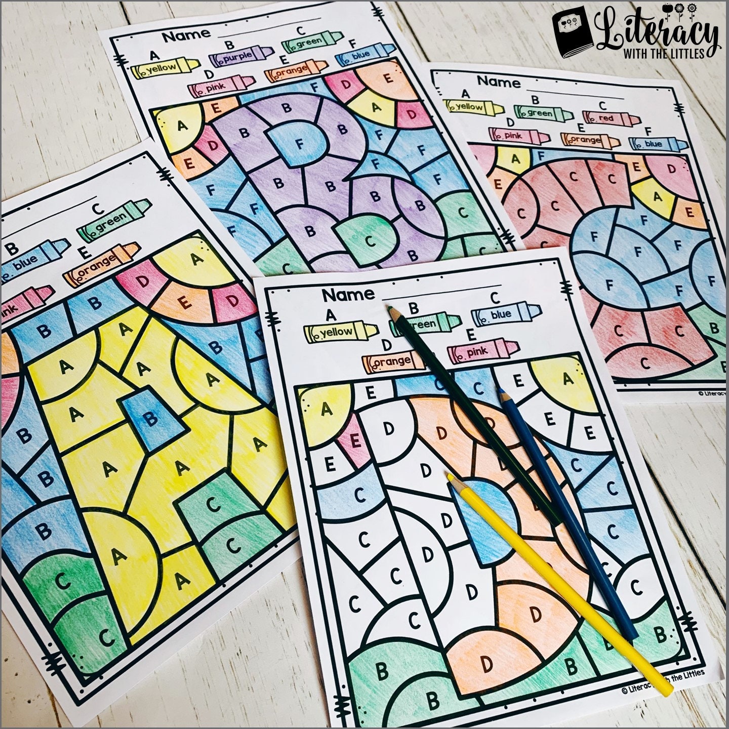 Alphabet Color by Code Printables | Uppercase Letter Recognition ...