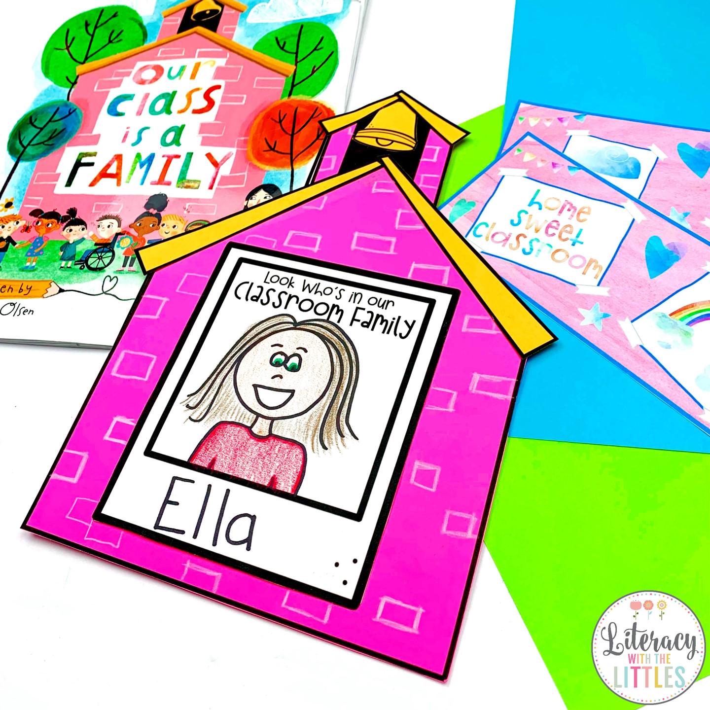 Our Class is a Family Craft Book Companion & Bulletin Board Kit Back to ...