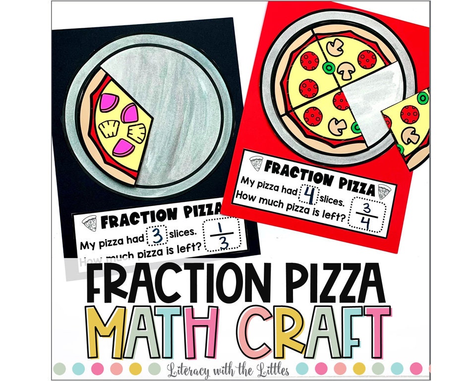 Pizza Fractions Chart