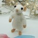 Poppy the Mouse, Miniature Needle Felted Mouse in a Rainbow Outfit ...