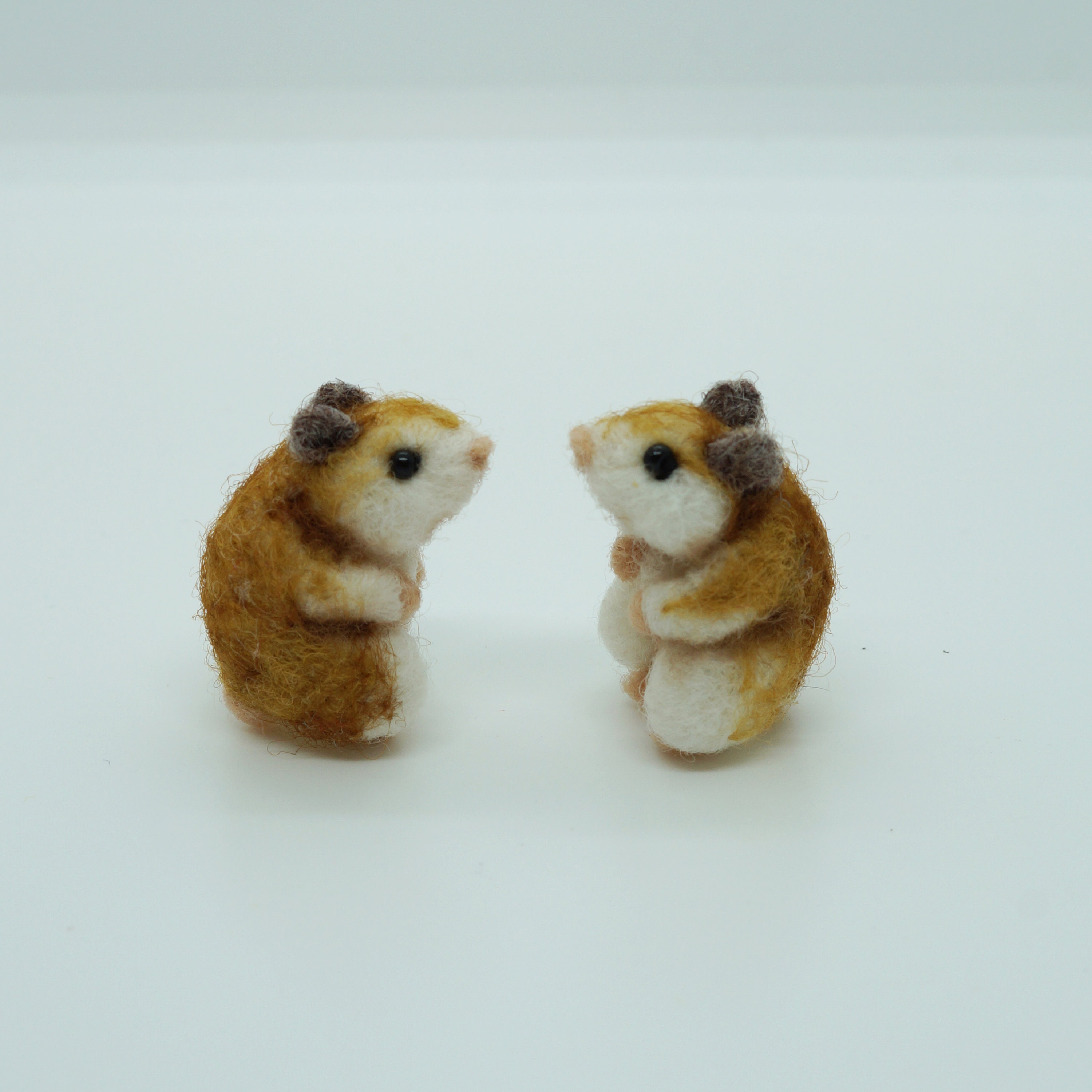 Tiny Needle Felted Hamster Miniature Animal Syrian Hamster - Etsy