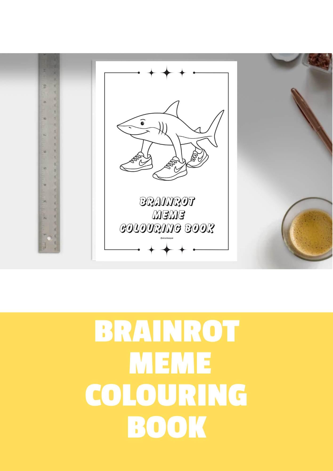 Italian Brainrot Coloring Book — A Meme Character Coloring Experience ...