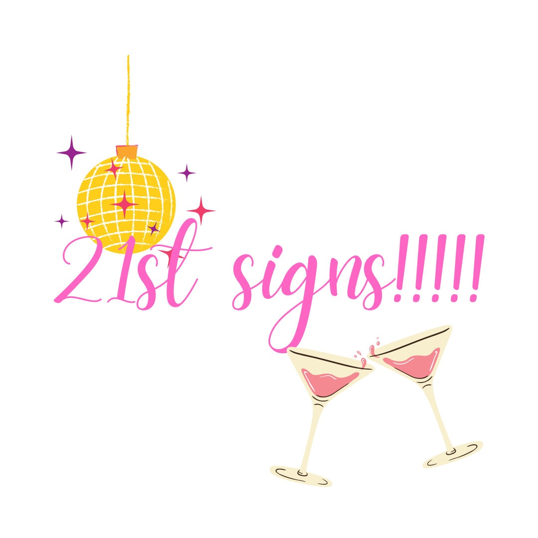 21st Signs - Etsy