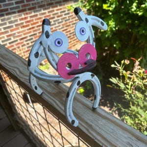 Welded Horseshoe Cow - Etsy