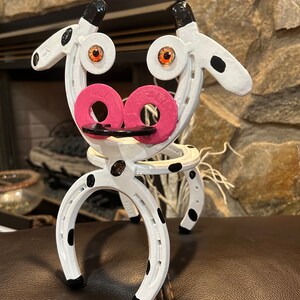 Welded Horseshoe Cow - Etsy