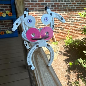 Welded Horseshoe Cow - Etsy