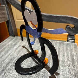 Welded Horseshoe Penguin - Etsy
