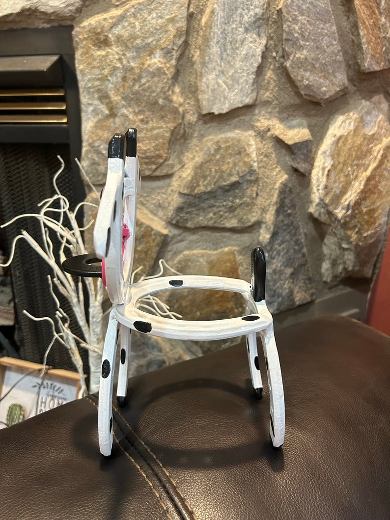 Welded Horseshoe Cow - Etsy