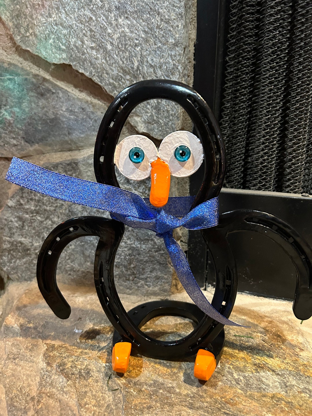 Welded Horseshoe Penguin - Etsy
