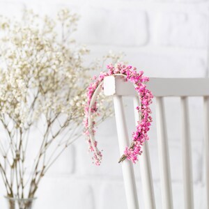 15 mini steli di Gypsophila rosa stabilizzata, fiori secchi, piante ...