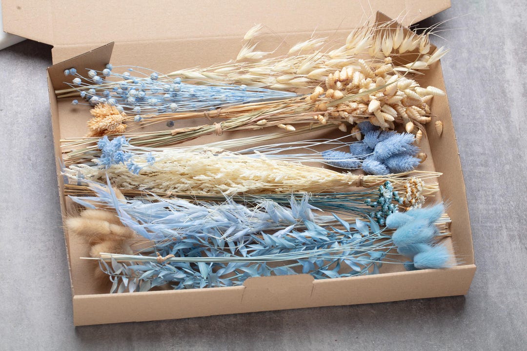 Dried Flowers, Natural Flower Set, DIY Mix, DIY Set, Flower Box ...