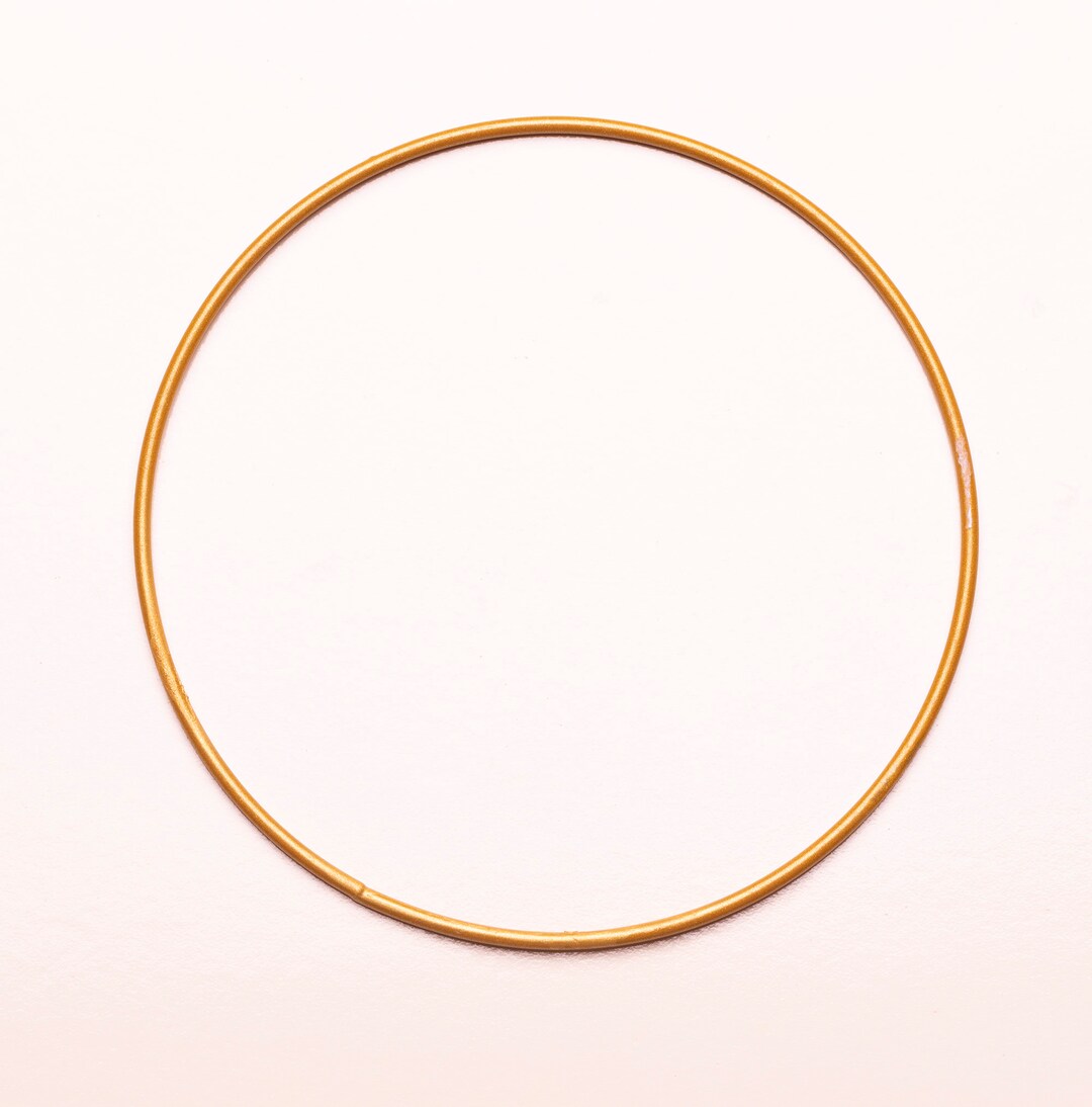 Cake Topper Gold Metal Rings Flower Rings Decoration Metal - Etsy