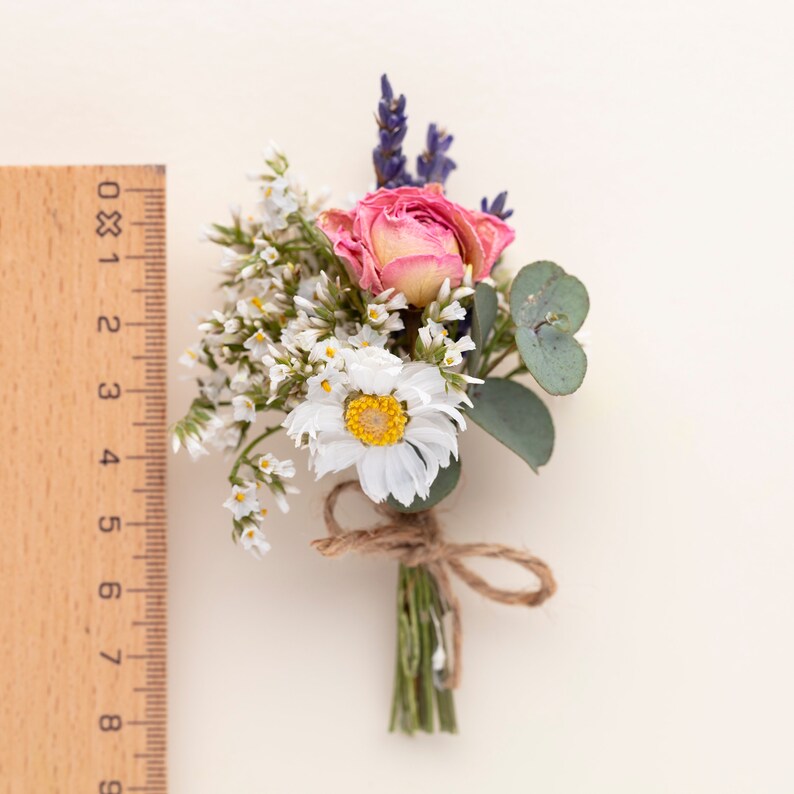 Mini Dry Flower Bouquet Natural and Real Plants Wedding Mini - Etsy