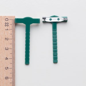 10 - Green Wedding Corsage Clips for Weddings Buttonhole Flowers ...