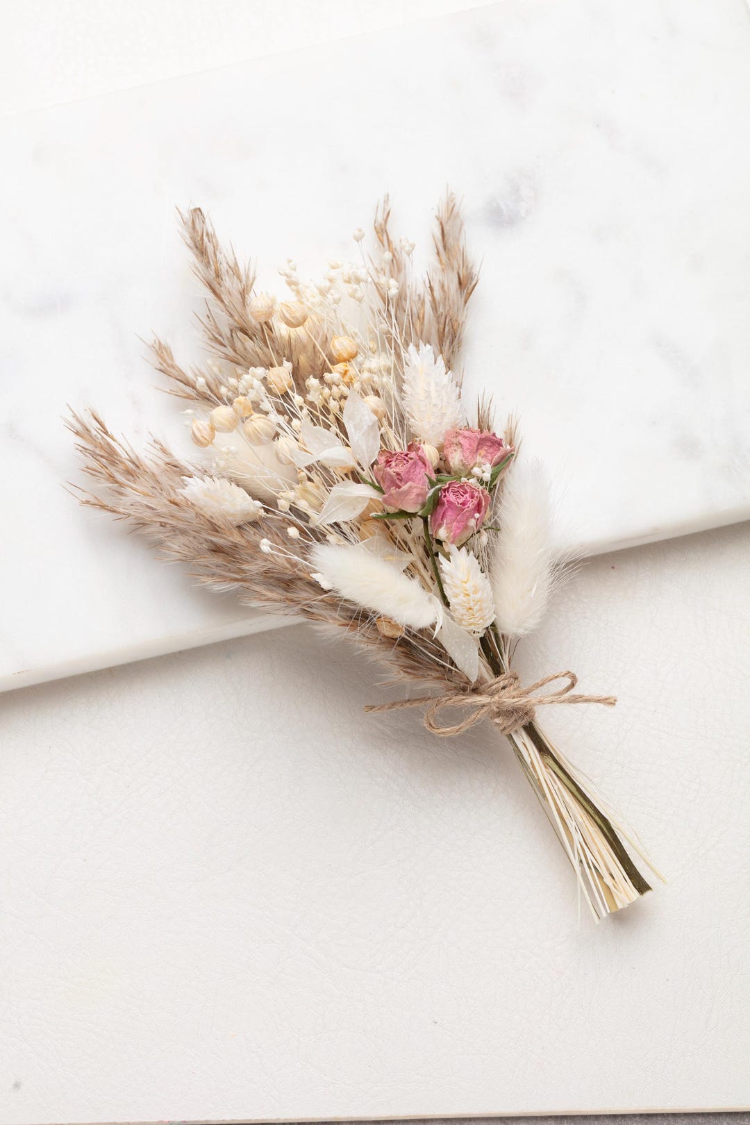 Dried Flower Bouquet, Wedding Favors, Dried Flower Table Decoration ...