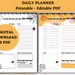 Halloween Daily Planner Digital Download, Printable Daily Planner, - Etsy