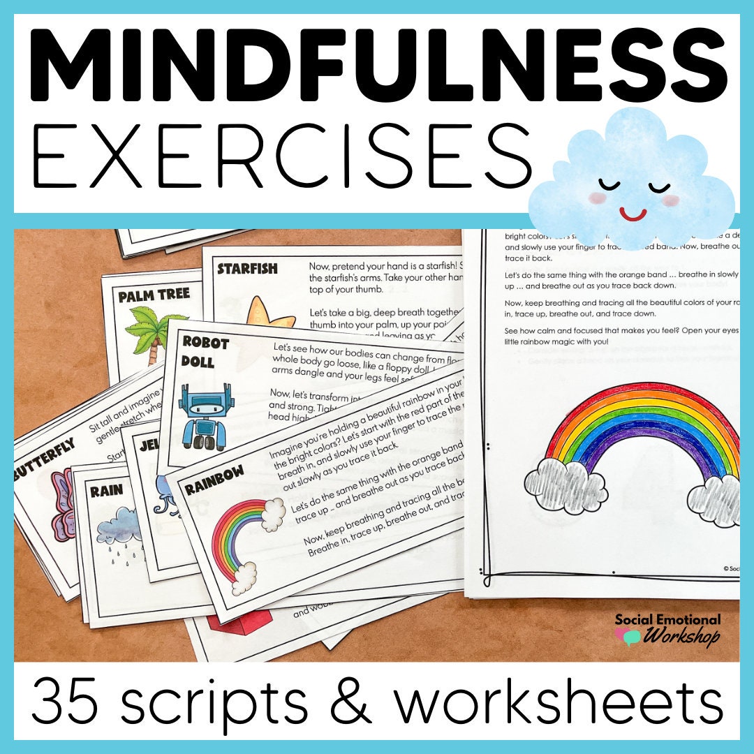 Mindfulness Activities - 35 Exercises - Calming Emotional Regulation ...
