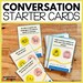 Conversation Starters Cards - Get to Know You - Ice Breakers - Etsy