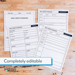 Counselor Forms: Group Counseling Plan, Permission Slips, Referral - Etsy
