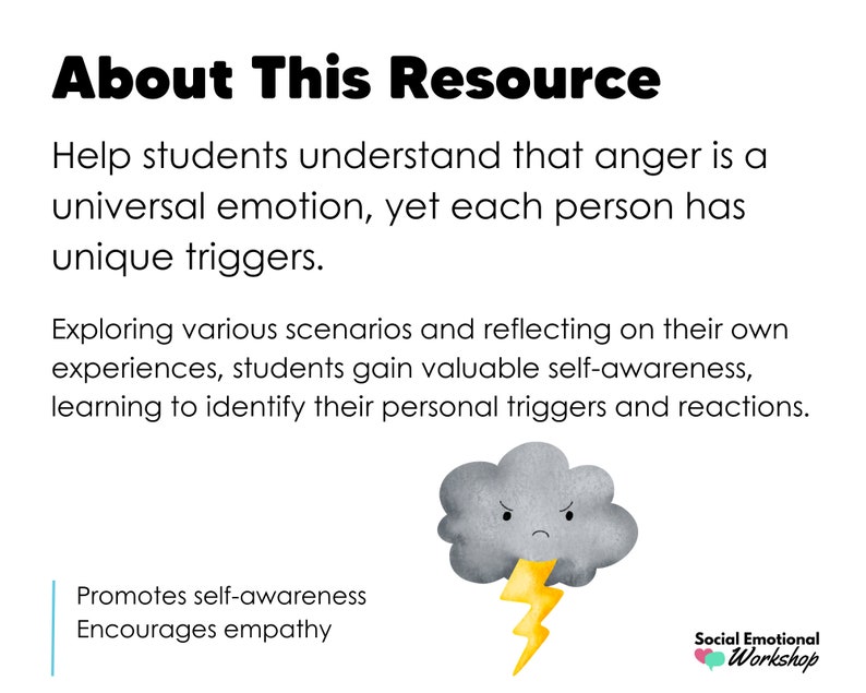 Anger Management Worksheets & Activities | Anger Thermometer ...